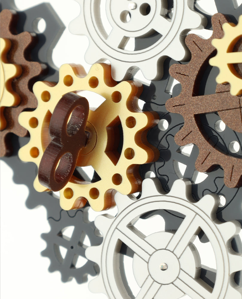 Antique Cogs Statement Necklace -Interactive- – La Vidriola