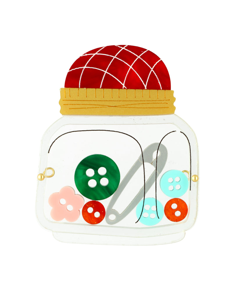 Bits and Bobs Jar Brooch – La Vidriola