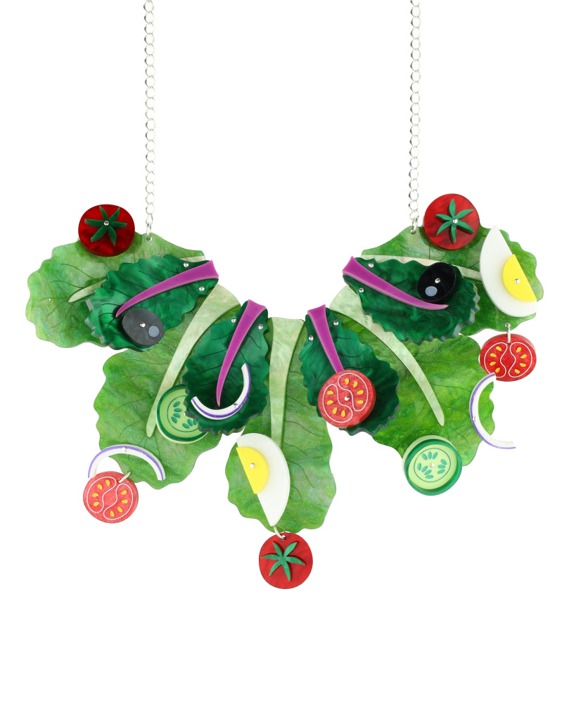 It’s Salad Time! Necklace – La Vidriola