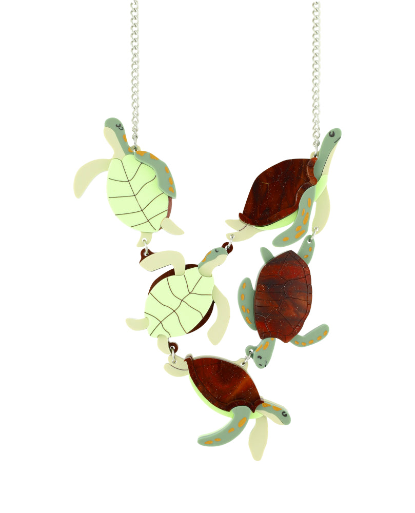 Join the Bale of Turtles Necklace – La Vidriola