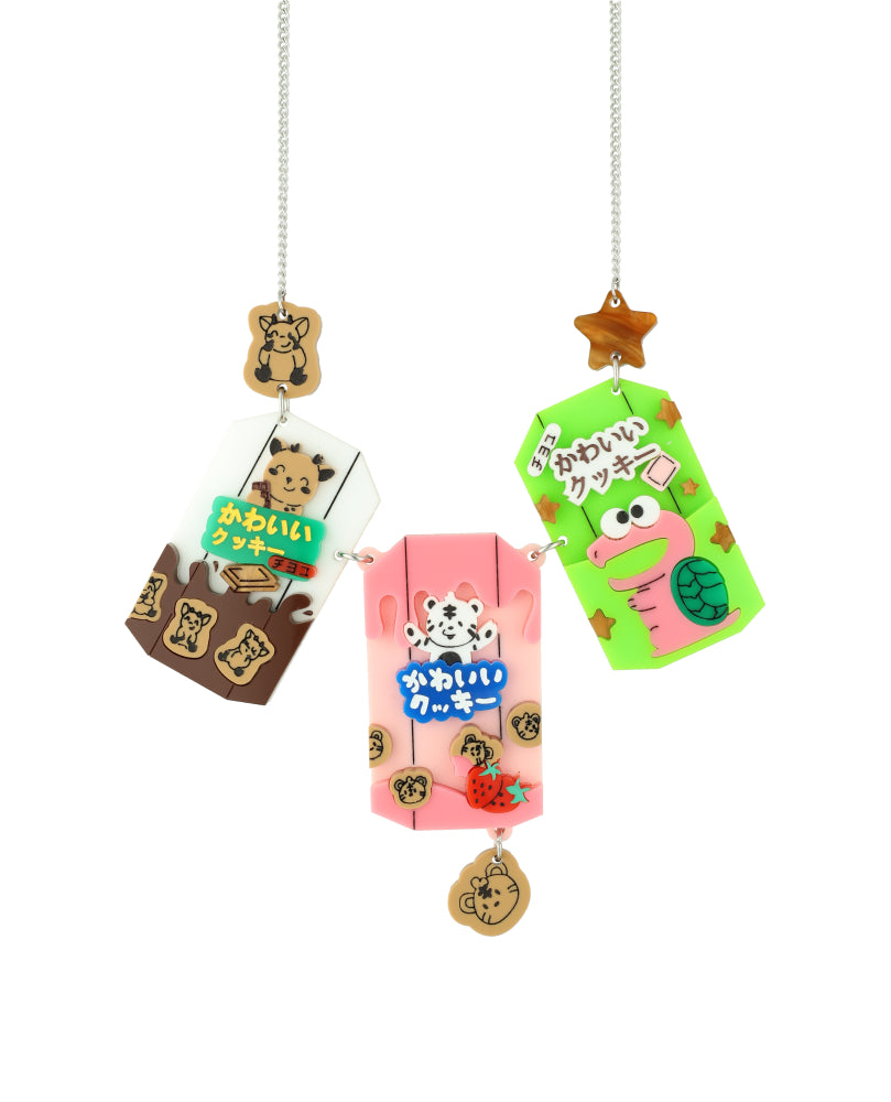 Kawaii Cookie Snack Necklace – La Vidriola