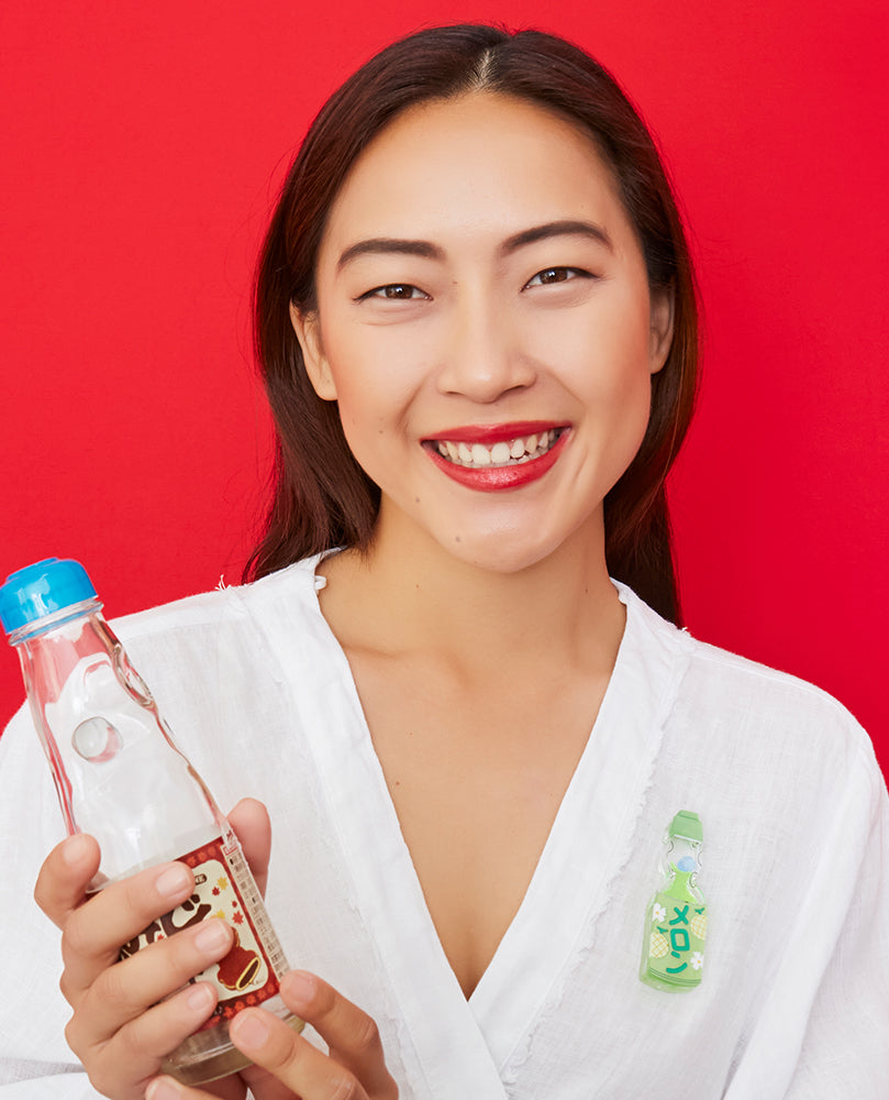 Melon Flavoured Ramune Brooch -Interactive- – La Vidriola