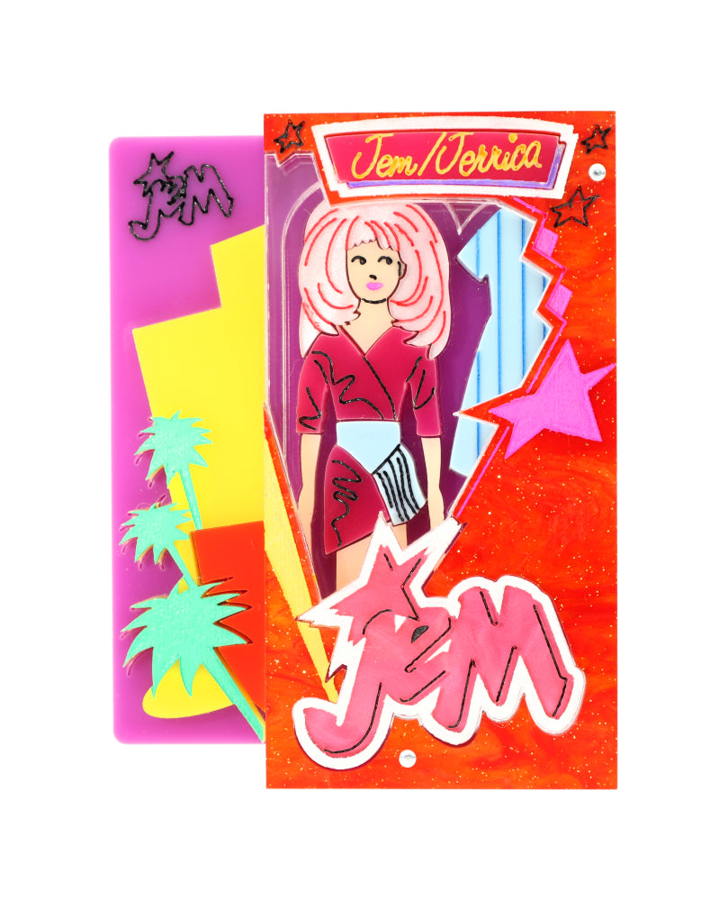 Play With My Jem Doll in the Box Brooch – La Vidriola
