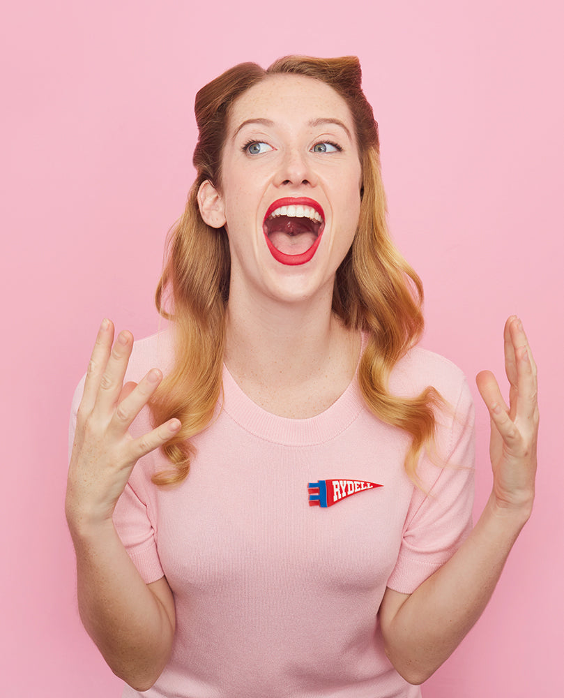 Rydell High Flag Brooch – La Vidriola