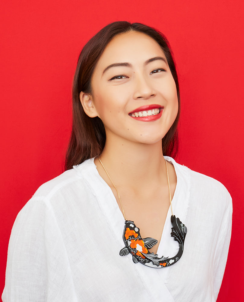 Showa Koi Fish Necklace – La Vidriola