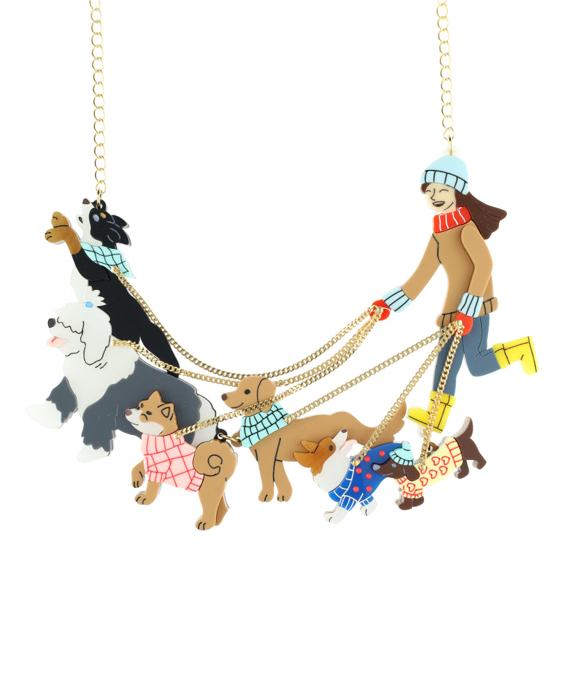 Walkies Time! Statement Necklace – La Vidriola