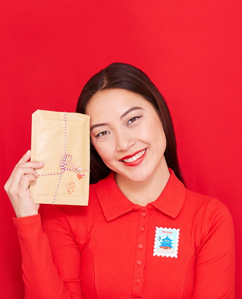Beijing Letter Stamp Brooch – La Vidriola