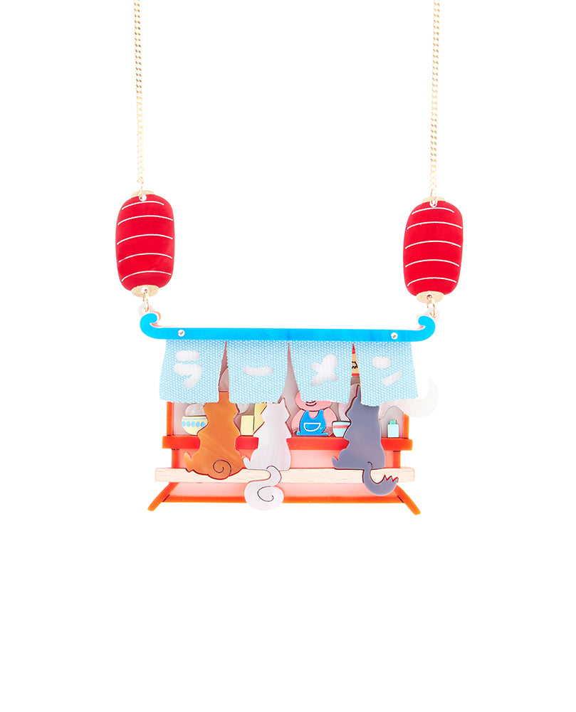 Look Behind the Ramen Shop Curtain… Necklace – La Vidriola